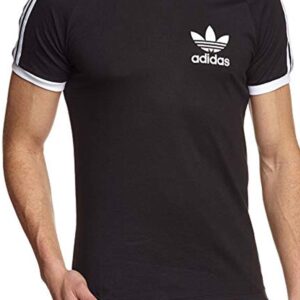 adidas Men’s Cotton Sports Originals T-Shirt S Black (Black, Small)