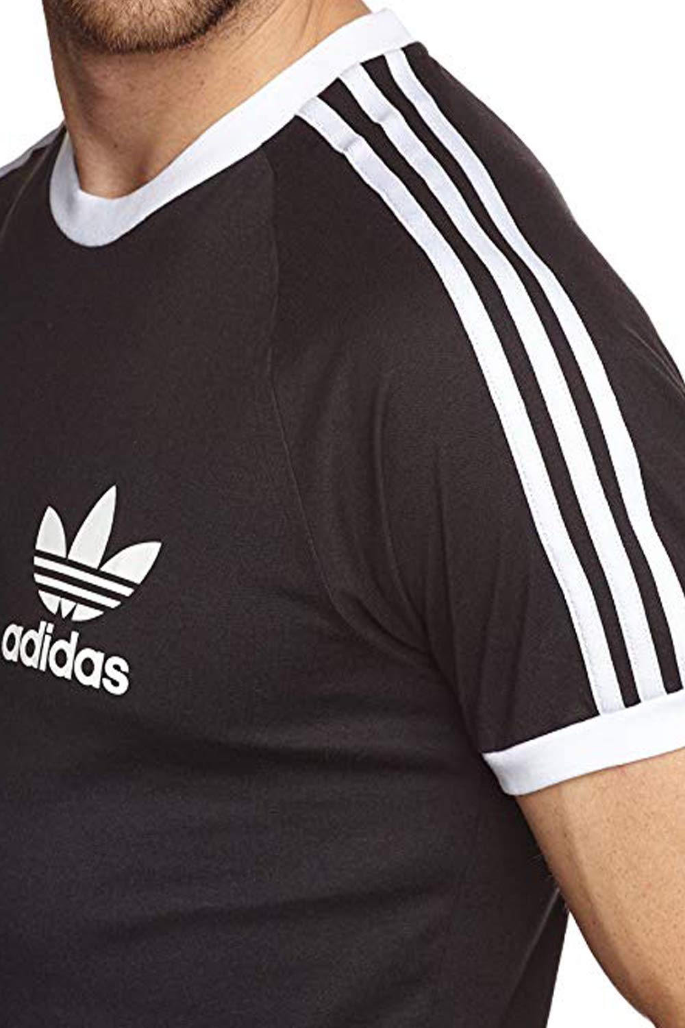 adidas Men’s Cotton Sports Originals T-Shirt S Black (Black, Small)