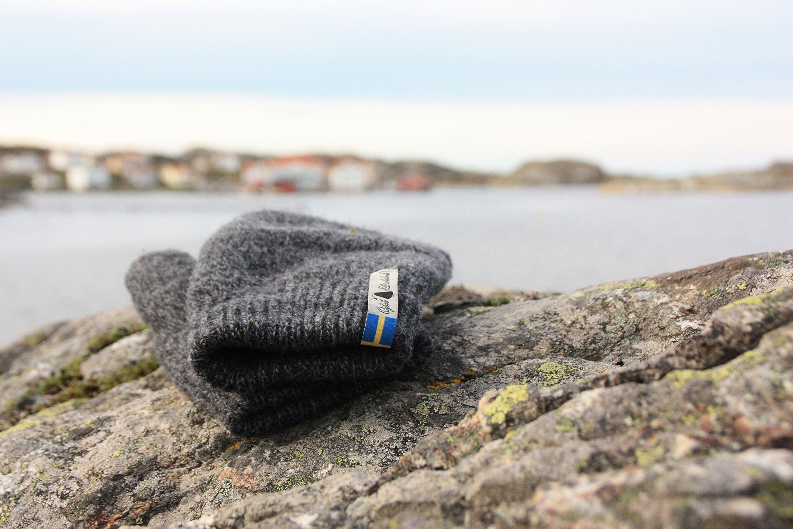 Öjbro Swedish made 100% Merino Wool Soft Thick & Extremely Warm Mittens (as Featured by the Raynauds Assn) (Medium, Karg Rörö)