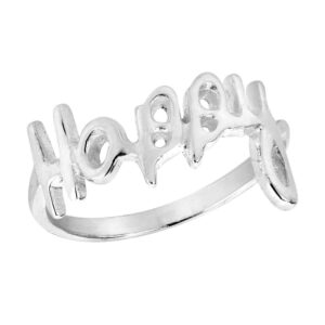 aeravida minimalist love yourself' script ring thin band 925 sterling silver promise ring, 9mm | available sizes 6, 7, 8, 9, 10mm