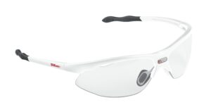 wilson nvue protective racquetball eyewear, white