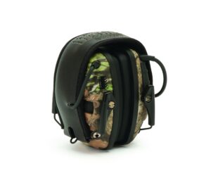 howard leight by honeywell impact sport sound amplification electronic shooting earmuff, camo (r-01530)