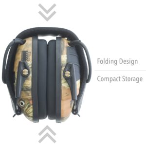 Howard Leight by Honeywell Impact Sport Sound Amplification Electronic Shooting Earmuff, Camo (R-01530)