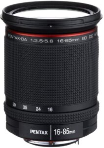 pentax hd pentax da 16-85mm lens for pentax kaf cameras