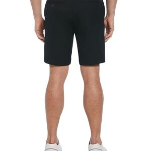 PGA TOUR Mens Flat Front With Expandable Waistband (Size 30 - 44) Golf Shorts, Black, 34 US