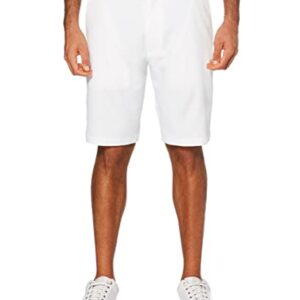 PGA TOUR mens Flat Front With Expandable Waistband, 9" Inseam Golf Shorts, Bright White, 36 US