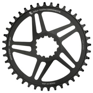 wolf tooth direct mount round mountain bike chainring for sram cranks (32 tooth, drop-stop a, 6mm offset, mtb)