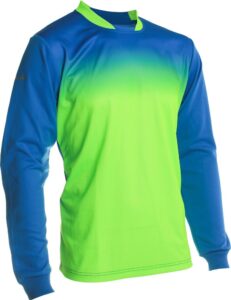 vizari vallejo goalkeeper jersey, royal/neon green, size youth large