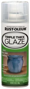 rust-oleum 264985 2 pack specialty clear triple thick spray, clear, 12-ounce