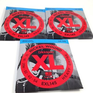 d'addario d'addario exl145 electric guitar strings - 3 pack