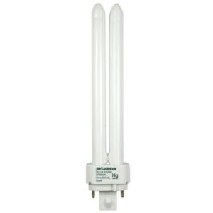 sylvania s6740 (10 pack) 20669 cf26dd/e/841/eco 26-watt 4100k 4-pin double tube compact fluorescent lamp, 10 count (pack of 1), white