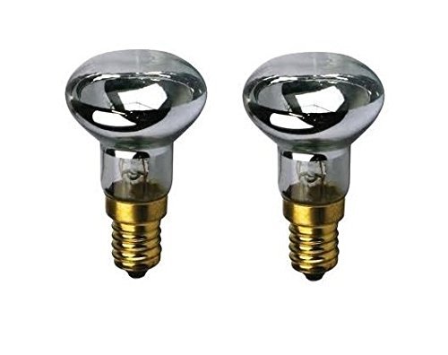 Set of 2 R39 E17 Replacement Light Bulb Motion Lamp 30 Watt Reflector Type