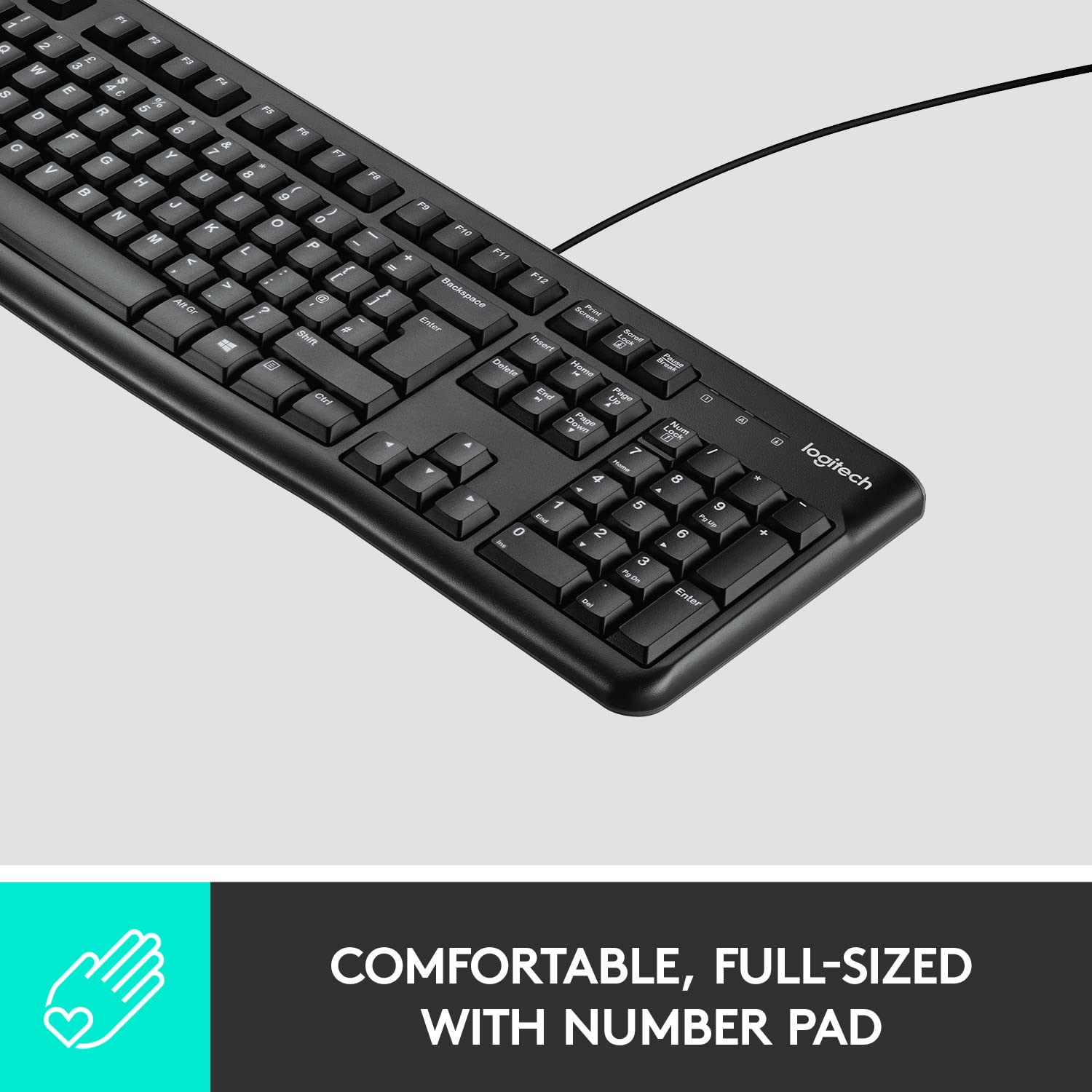 Logitech K120 USB Wired Standard Keyboard