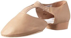 bloch women's elastospllit grecian dance shoe, tan, 10.5 medium us