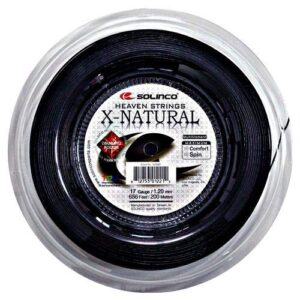 Solinco X-Natural Tennis String Reel-16G-Black