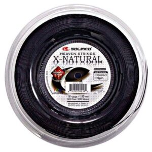 Solinco X-Natural Tennis String Reel-16G-Black