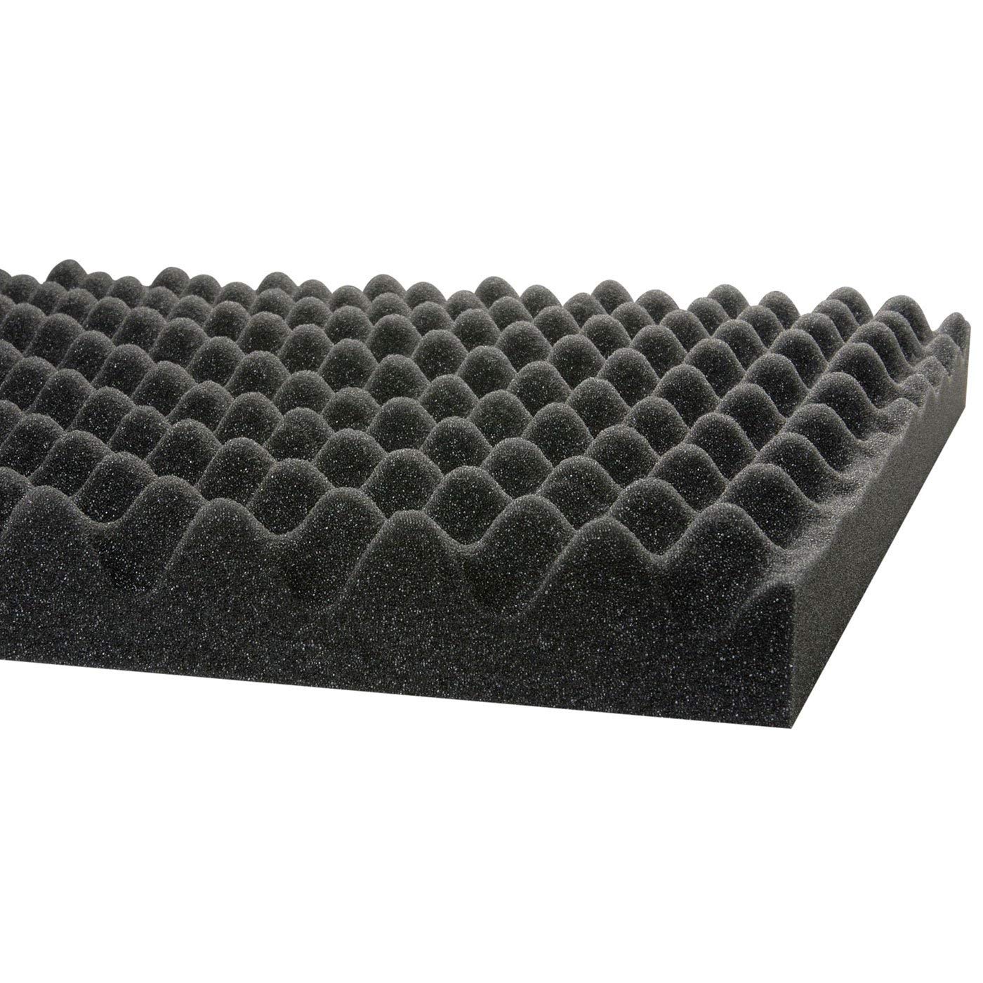 AK TRADING CO. Sound Damping Products, Charcoal, 1.5" X 24" X 18" (EGGCRATE-24x18x1.5_CHX)