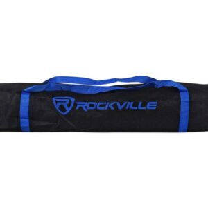 Rockville RVSS4A Zipperd Heavy Duty Carry Bag with Handles For Speaker Stand