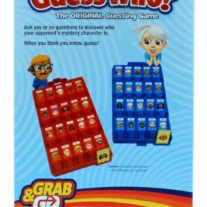 Hasbro Gaming Unisex-Adult Grab and Go Guess Who Game, Multicoloured, One Size