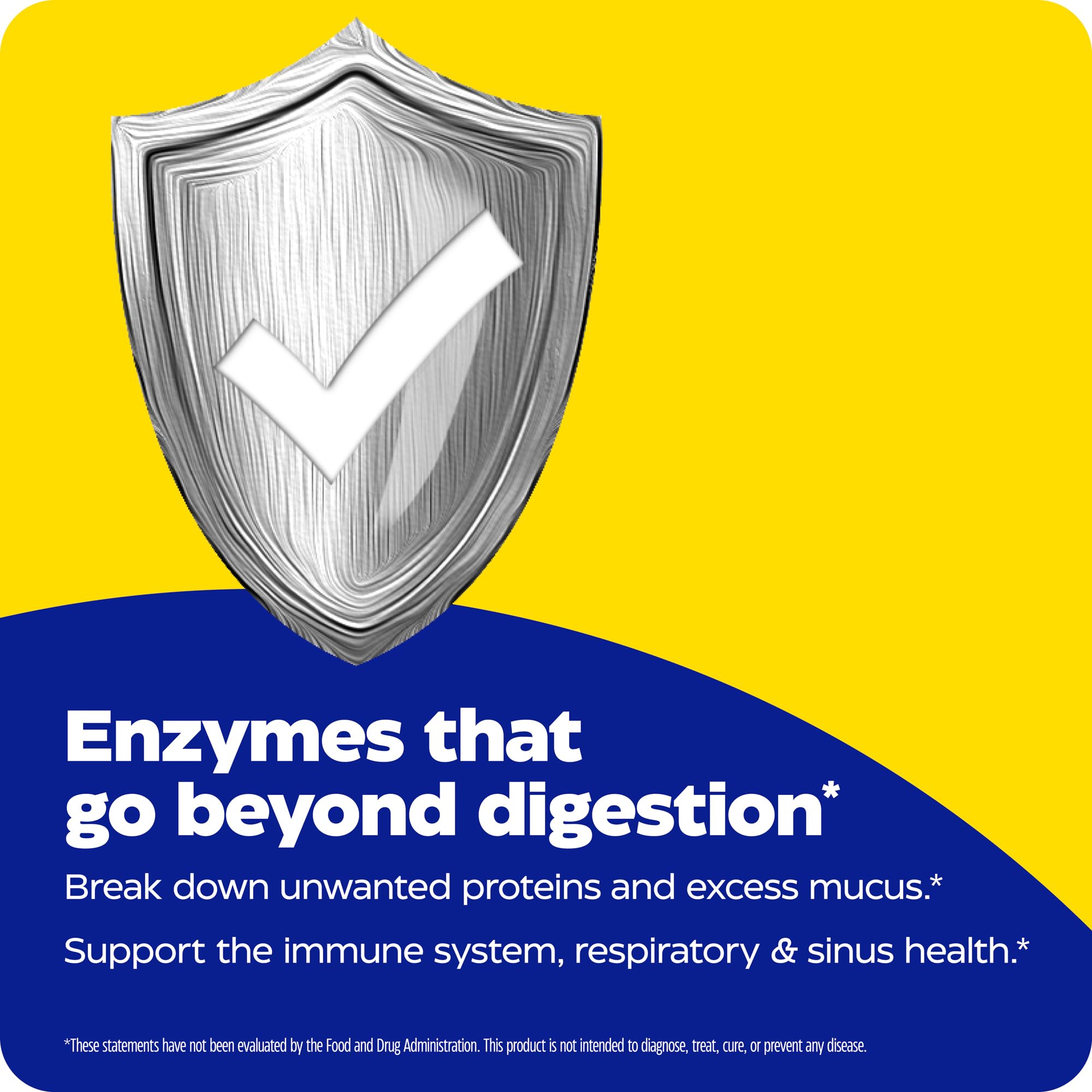 Enzymedica, Immune Defense, Regular Strength, Proteolytic Enzymes for Immune Support, 60 Count