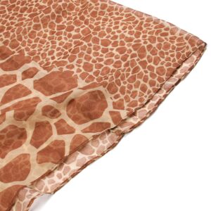 Scarf& Scarfand's Infinity Animal Print (Giraffe Brown)