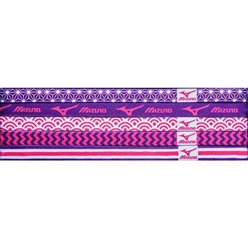 Mizuno Triumph Headbands, One Size, Shocking Pink/Electric Purple