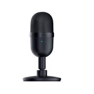 Razer Seiren Mini - USB Condenser Microphone for Streaming (Compact with Supercardioid Polar Pattern, Tiltable Stand, Integrated Shock Absorber) Black