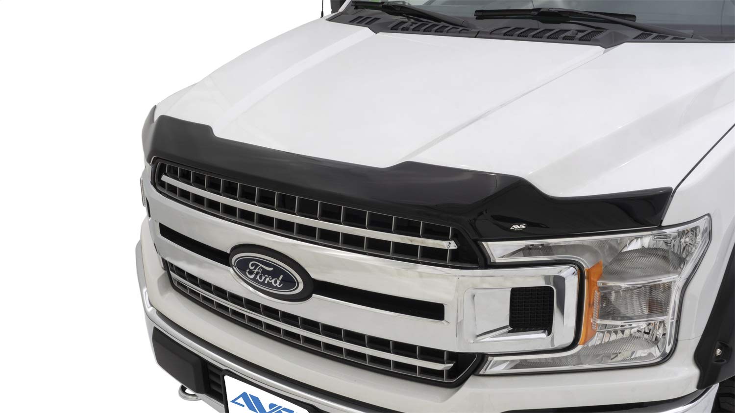 Auto Ventshade [AVS] Aeroskin Hood Protector | 2015 - 2020 Ford F-150 | Low Profile/Flush - Smoke | 322096