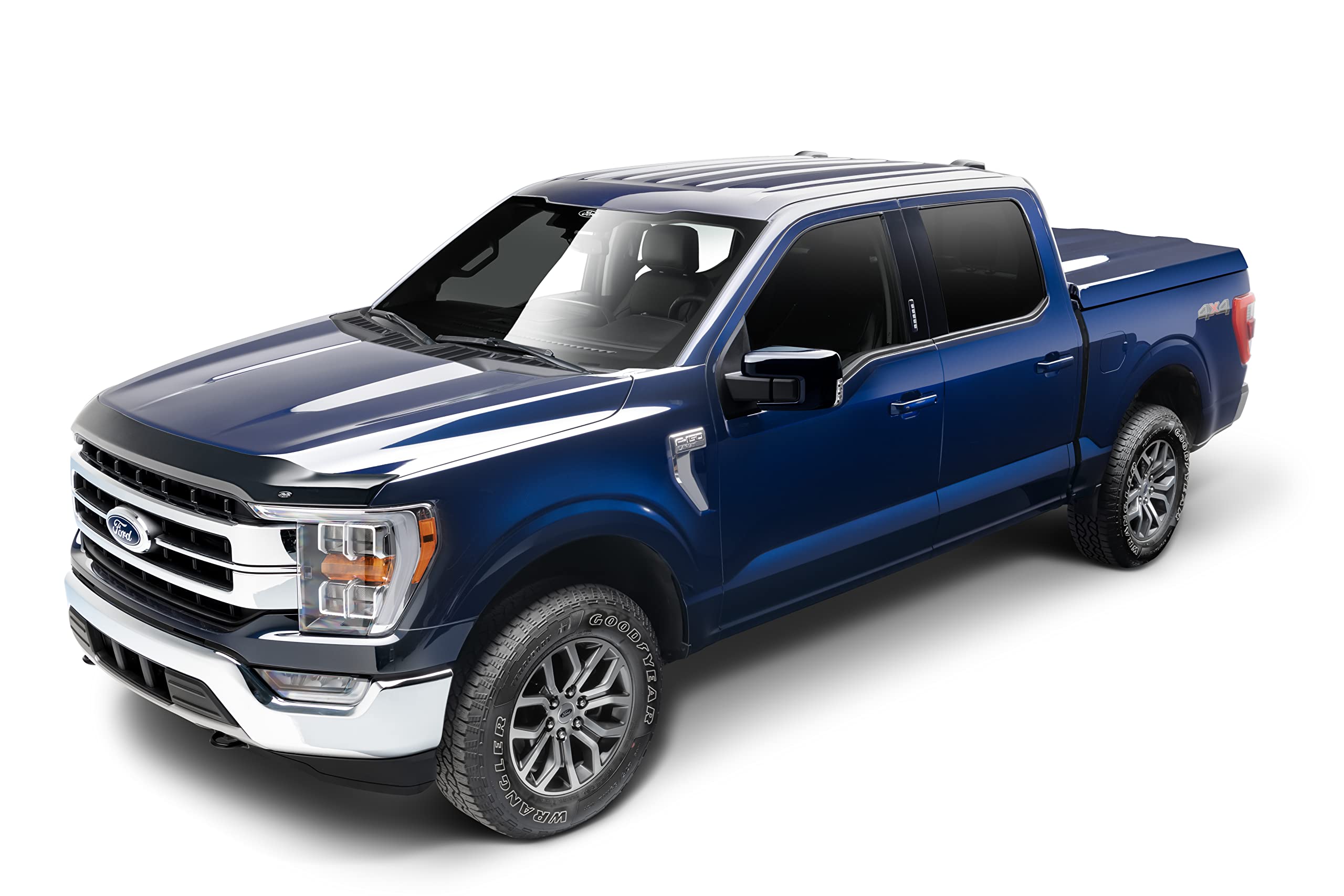 Auto Ventshade [AVS] Aeroskin Hood Protector | 2015 - 2020 Ford F-150 | Low Profile/Flush - Smoke | 322096