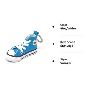 Converse Key Chain All Star Chuck Taylor Sneaker Keychain Authentic, womens (Blue/white)