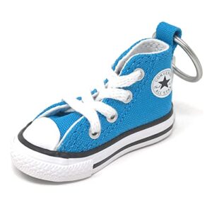 converse key chain all star chuck taylor sneaker keychain authentic, womens (blue/white)