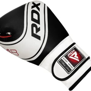 RDX Kids Boxing Gloves, 6oz 4oz Junior Training Mitts, Maya Hide Leather Ventilated Palm, Muay Thai Sparring MMA Kickboxing Fighting, Punch Bag Speed Ball Focus Pads Punching Workout