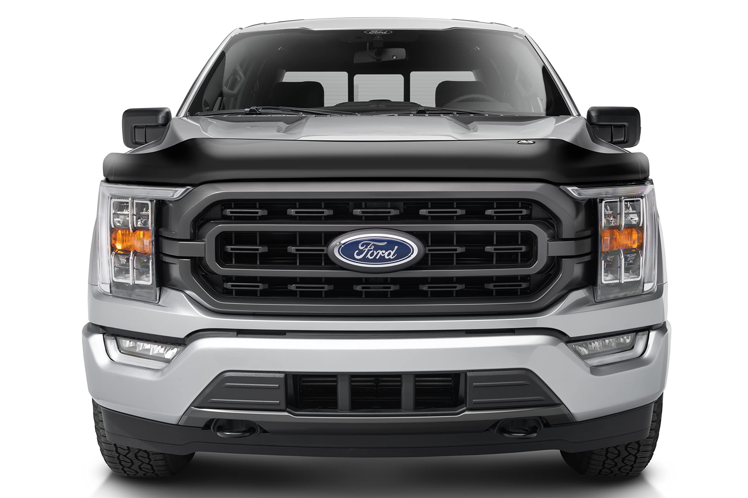 Auto Ventshade [AVS] Bugflector Hood Shield | 2015 - 2020 Ford F - 150 (Excludes Raptor), High Profile, Smoke, 1 pc. | 23243