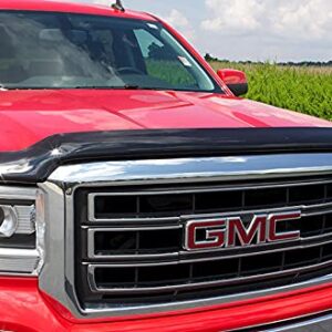 Auto Ventshade [AVS] Bugflector Hood Shield | 2015 - 2020 Ford F - 150 (Excludes Raptor), High Profile, Smoke, 1 pc. | 23243