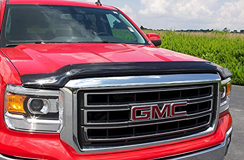 Auto Ventshade [AVS] Bugflector Hood Shield | 2015 - 2020 Ford F - 150 (Excludes Raptor), High Profile, Smoke, 1 pc. | 23243