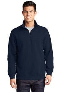 sport-tek 1/4-zip sweatshirt xl true navy