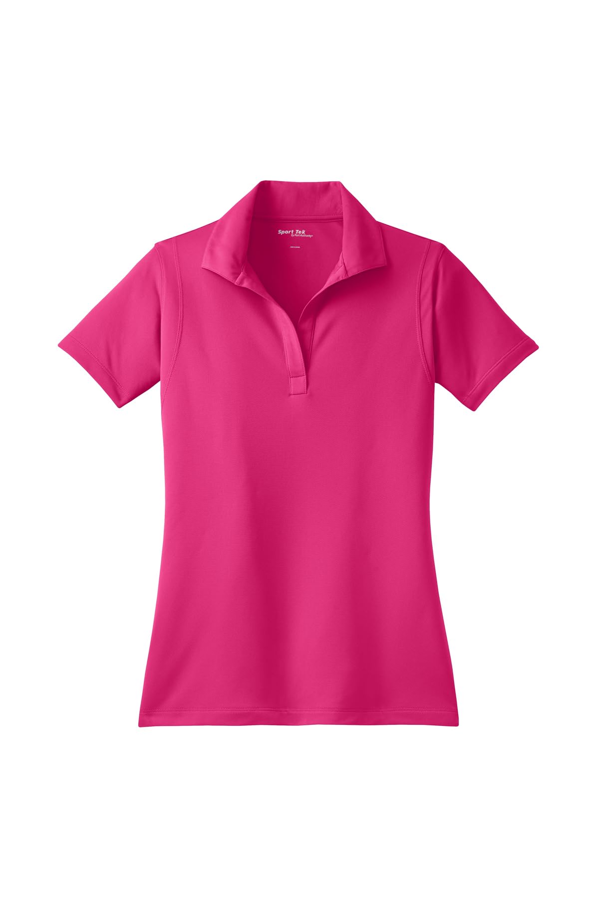 SPORT-TEK Women's Micropique Sport Wick Polo L Pink Raspberry