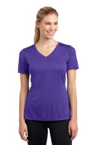 sport-tek ladies posicharge competitor v-neck tee f20