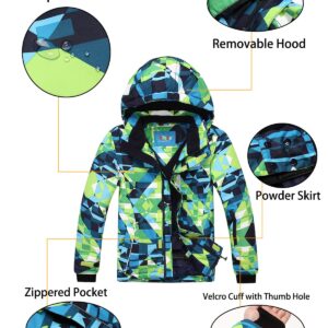 PHIBEE Big Boy's Waterproof Breathable Snowboard Ski Jacket Size 16