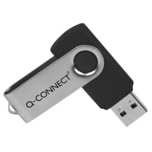 Q-CONNECT 64 GB USB 2.0 Swivel Flash Drive