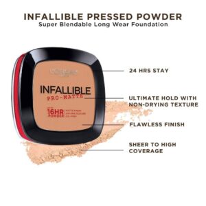 L'Oreal Paris Infallible Pro-Matte Powder, Golden Beige, 0.31 Ounce