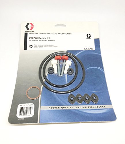 Graco 206728 Repair Kit For Fire-Ball and Monark Air Motors