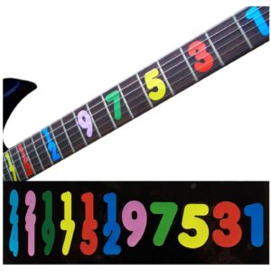 Jockomo Numbers Jason Becker Guitar Inlay Sticker