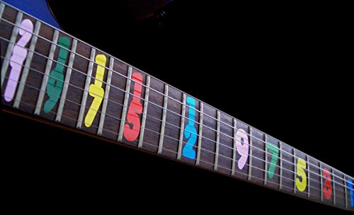 Jockomo Numbers Jason Becker Guitar Inlay Sticker