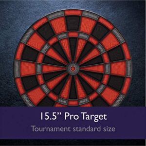 Viper by GLD Products 800 Regulation Size Electronic Dartboard, Featuring 57 Game options for up to 16 players, Enhanced Scoring Experience with Ultra-Thin Spider, and Top Quality Segments to Reduce Bounce Outs, Black