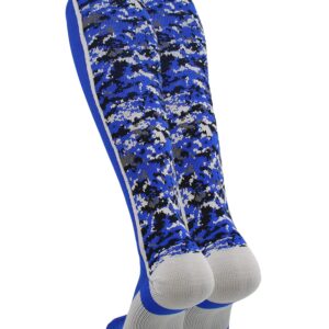 TCK Digital Camo OTC Socks (Royal, Medium)