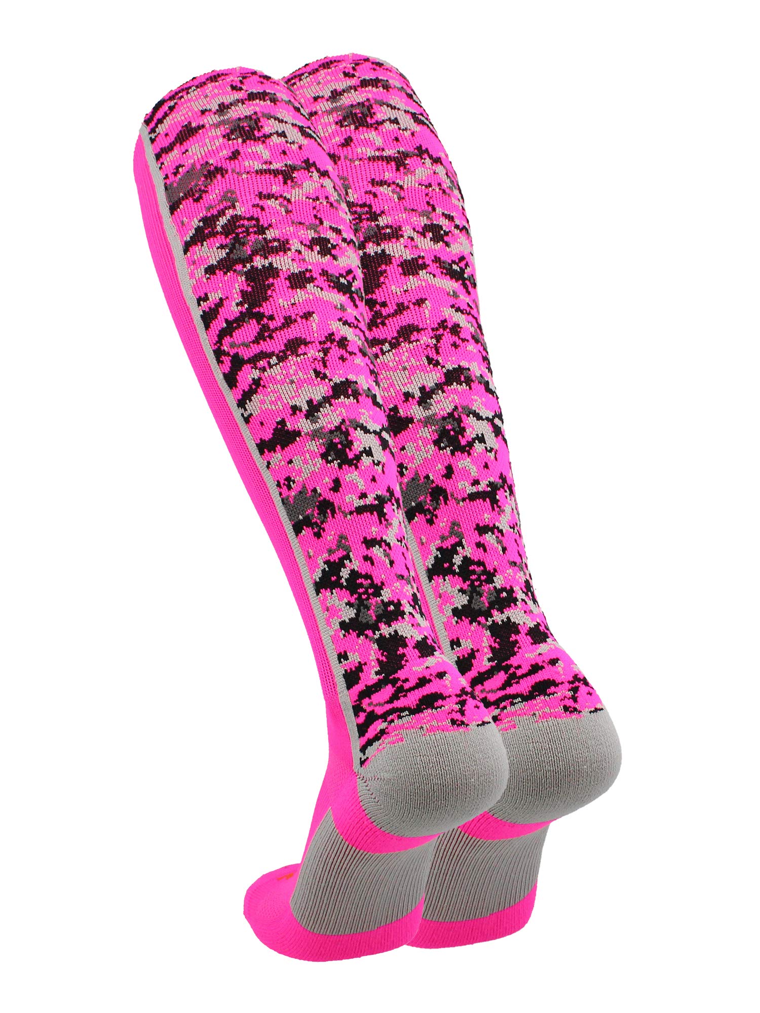 TCK Digital Camo OTC Socks (Neon Pink, Large)