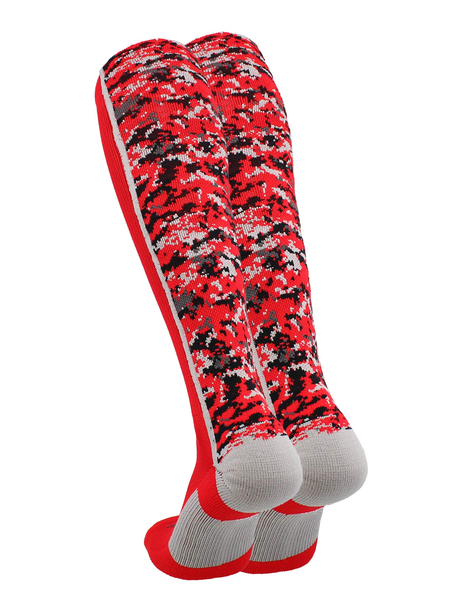 TCK Digital Camo OTC Socks (Red, Medium)