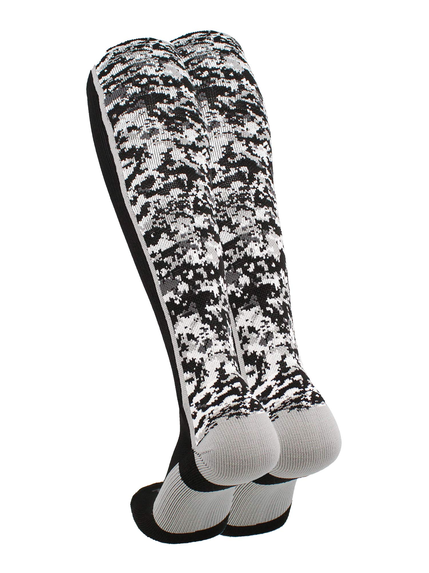 TCK Digital Camo OTC Socks (Black, Large)