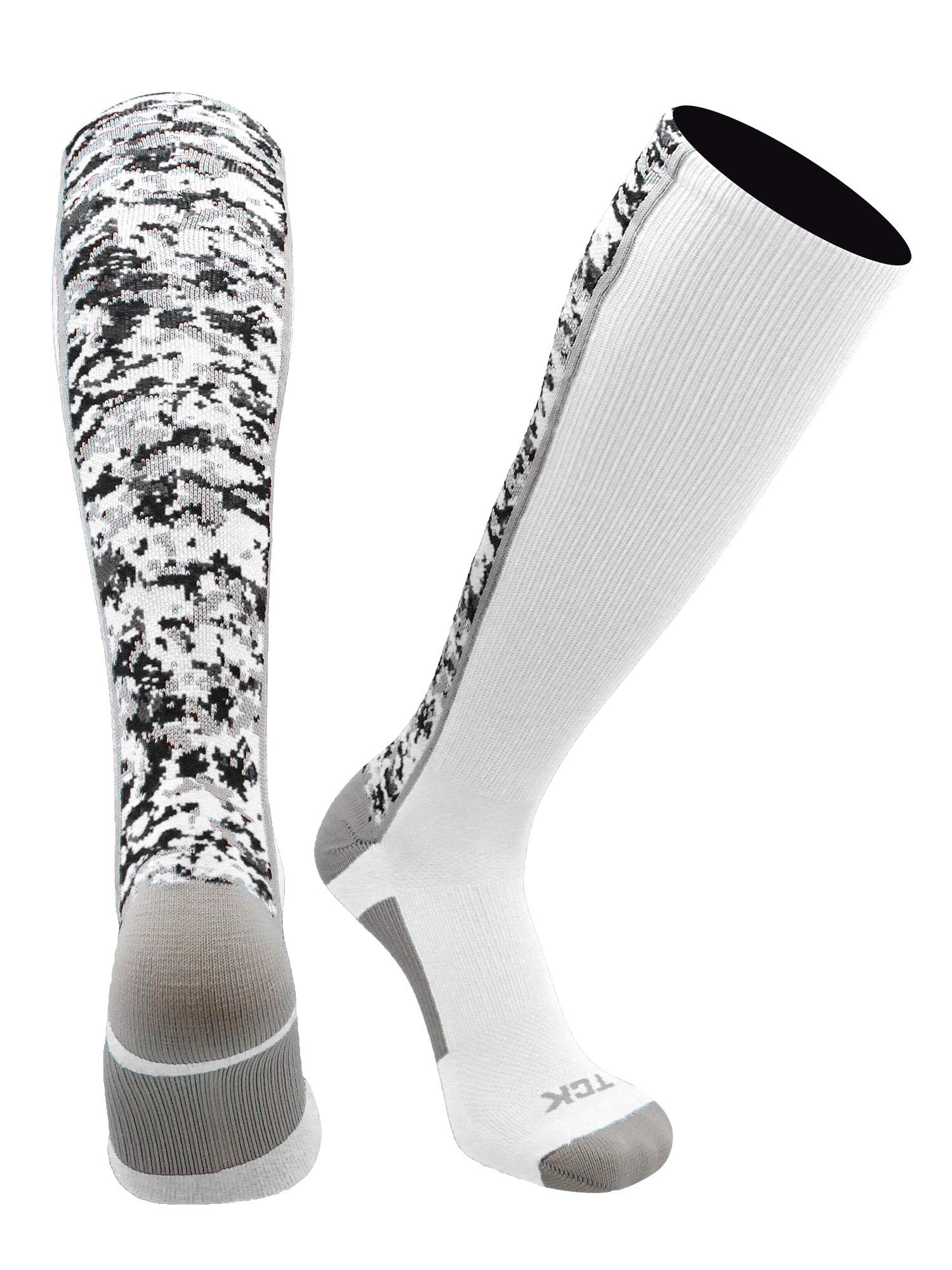 TCK Digital Camo OTC Socks (White, Small)